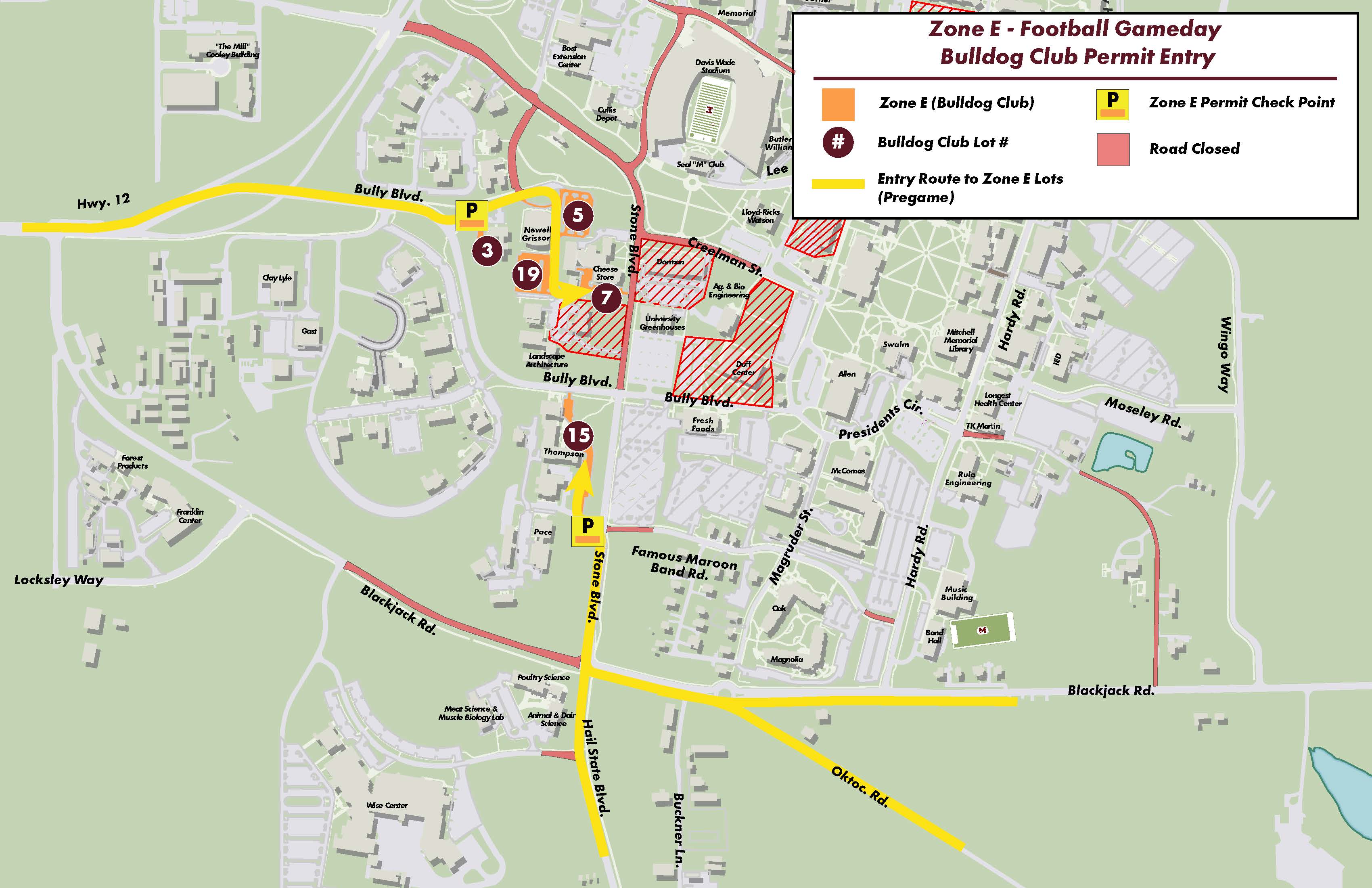 Mississippi State Parking | Transportation